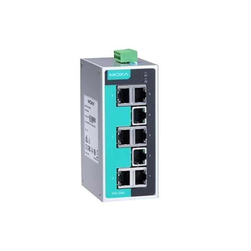 MOXA EDS-208A 8-port unmanaged Ethernet switchesMoxaSwitch and router store