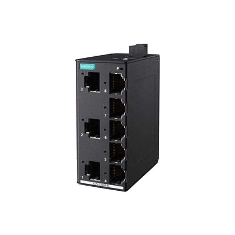 MOXA EDS-G2008-EL 8-port unmanaged Gigabit Ethernet switchesMoxaSwitch ...