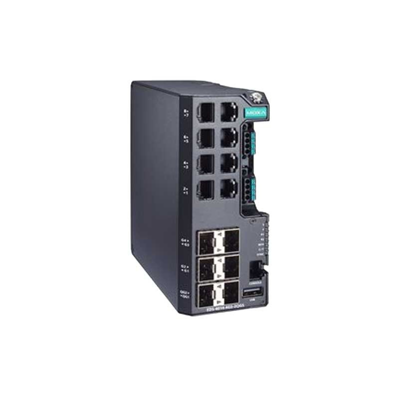 MOXA EDS-4014 8+4G+2 2.5GbE-port managed Ethernet switchesMoxaSwitch ...