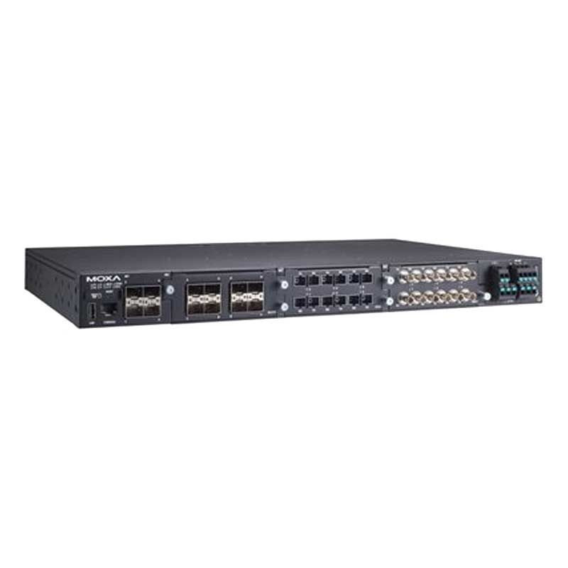 MOXA RKS-G4028 28G-port Gigabit modular managed Ethernet ...