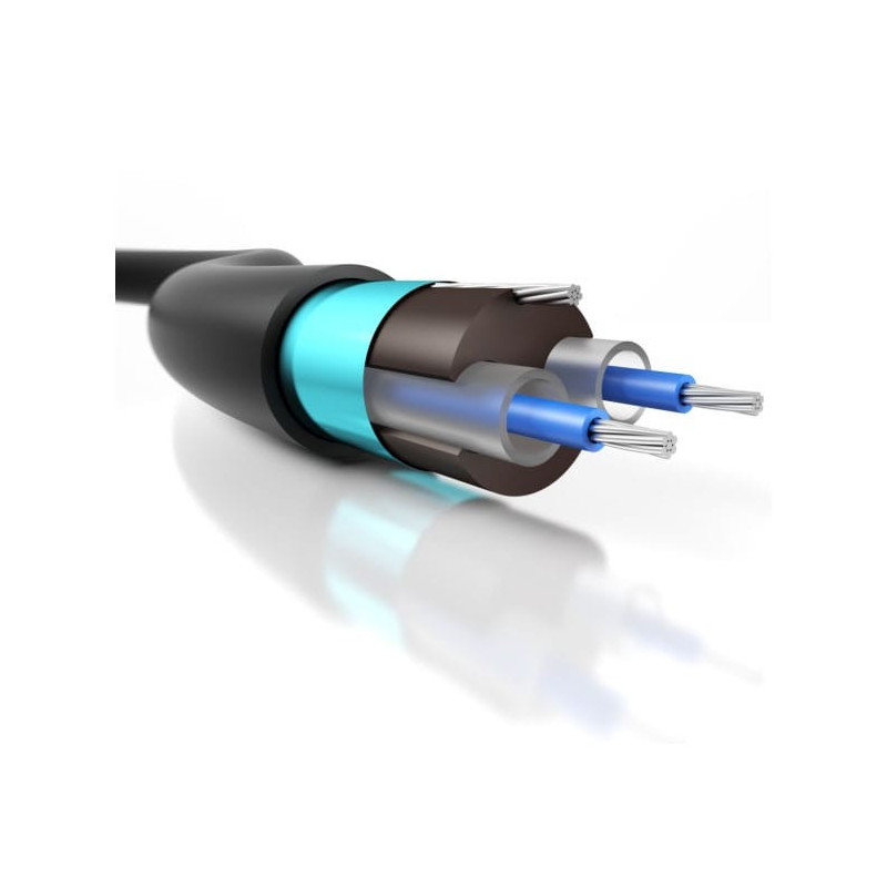 Stainless steel armoured microphonic sensor, 50m drumDetection ...