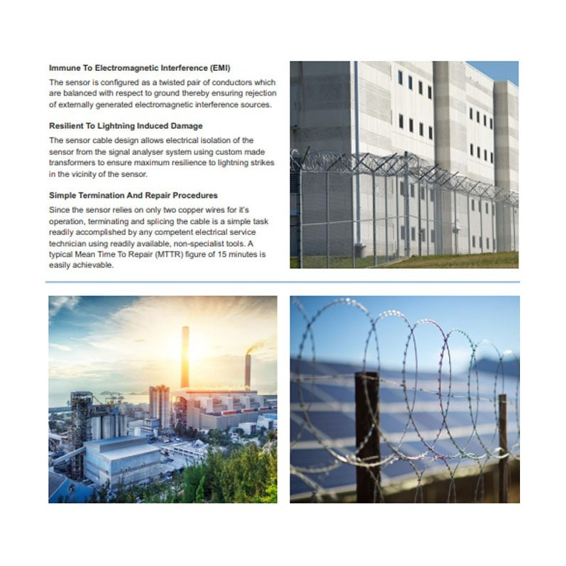 Stainless steel armoured microphonic sensor, 200m drumDetection ...